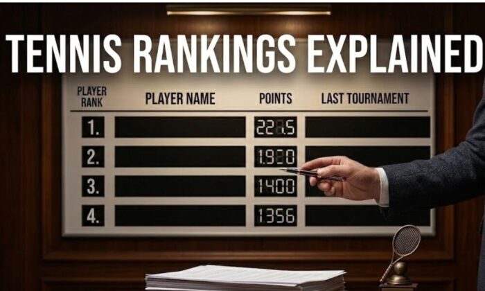How Tennis Rankings Work — ATP, WTA, and the Points System Explained